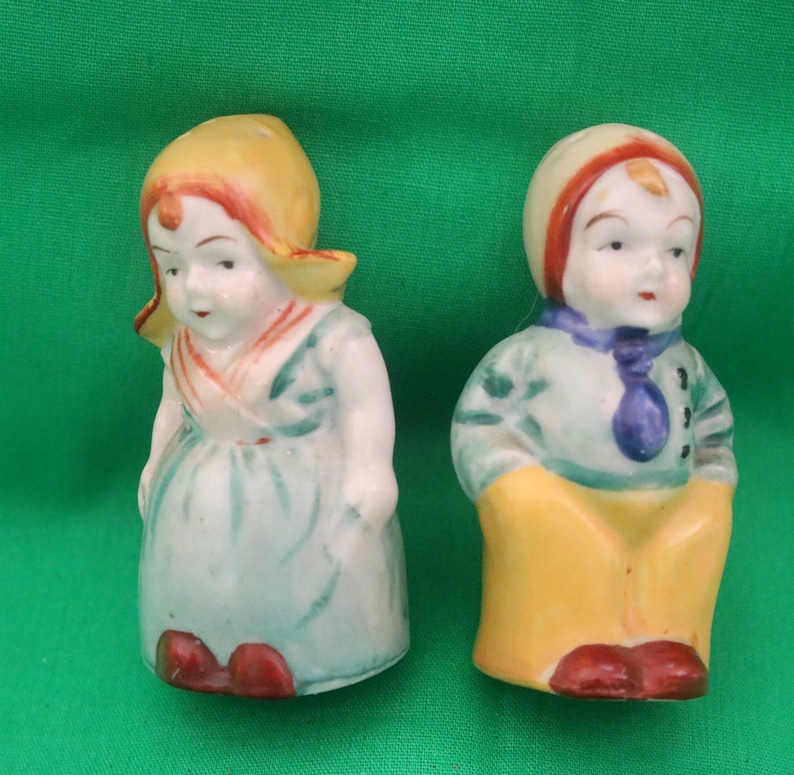 1940's Vintage Dutch Boy and Girl/ Salt and Pepper Shakers/ Japan ...
