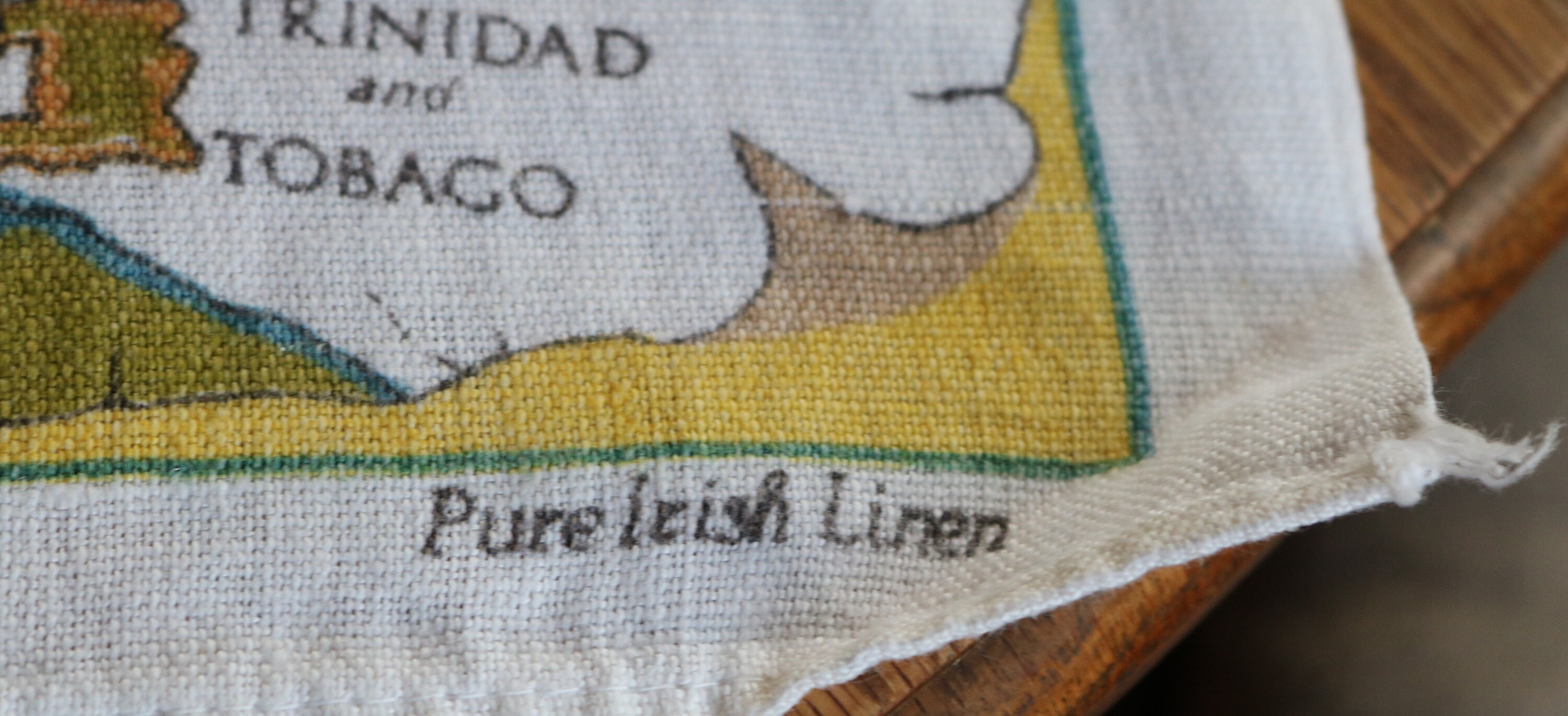 Vintage Dunmoy/ Pure Irish Linen Dish Towel/ Map of the West - Etsy UK