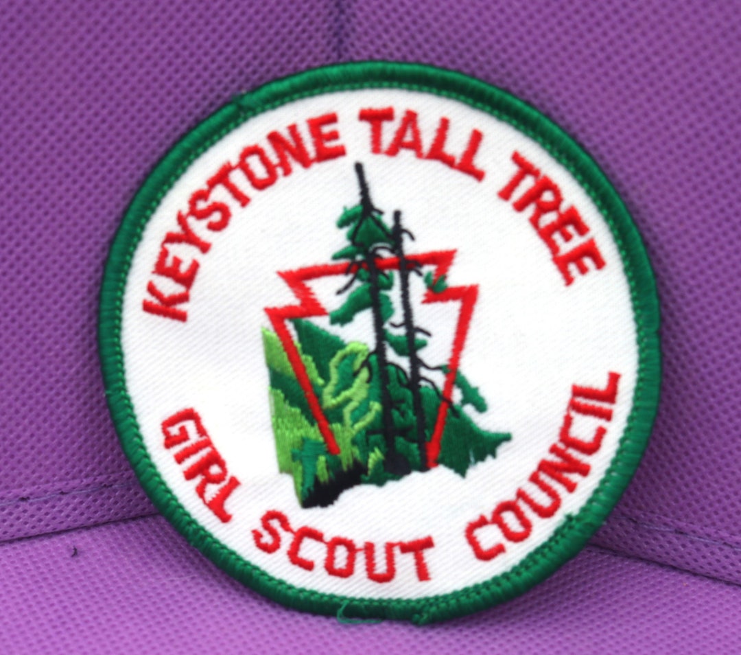 Keystone Tall Tree Girl Scout Council, Vintage, Embroidered Patch - Etsy