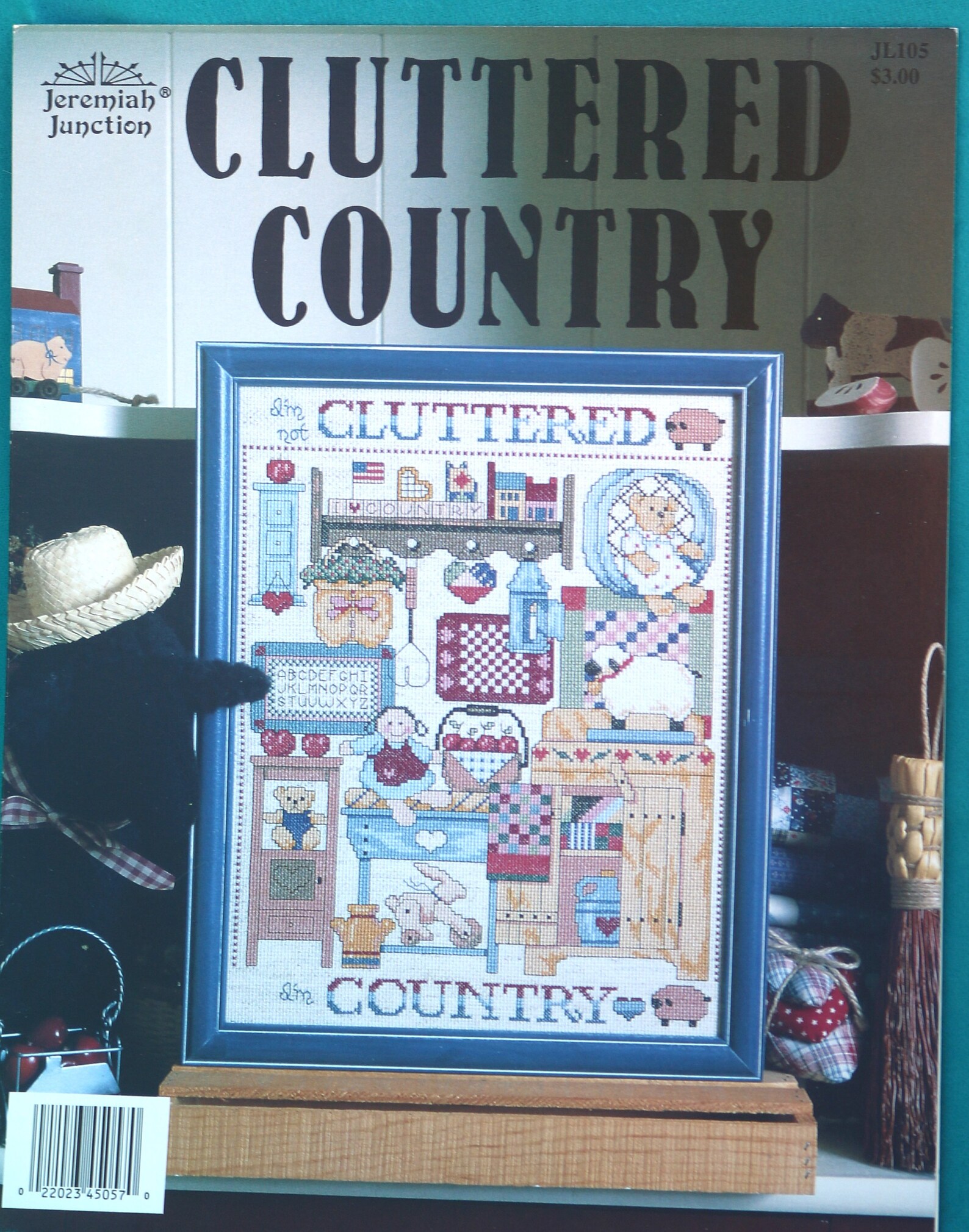 Clutter Country, Jeremiah Junction, Leaflet, No. 105, Counted Cross ...