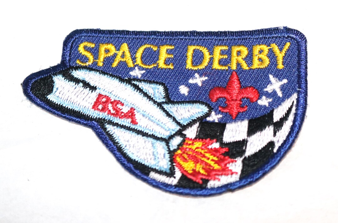 Vintage, Boy Scout of America, Cub Scouts, Space Derby, Patch ...