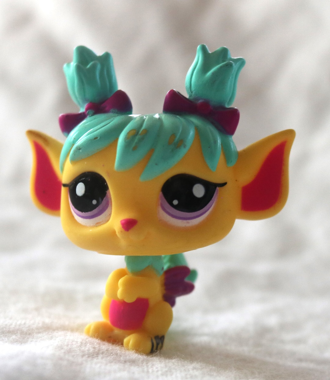 Littlest Pet Shop, LPS, #2659, Daffodil Fairy, Purple Wings, Purple Dot ...