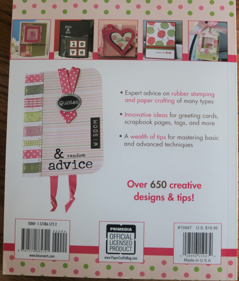 Paper Crafts & Stamp It Magazine/ Treasury Of Tips and Tricks | Etsy