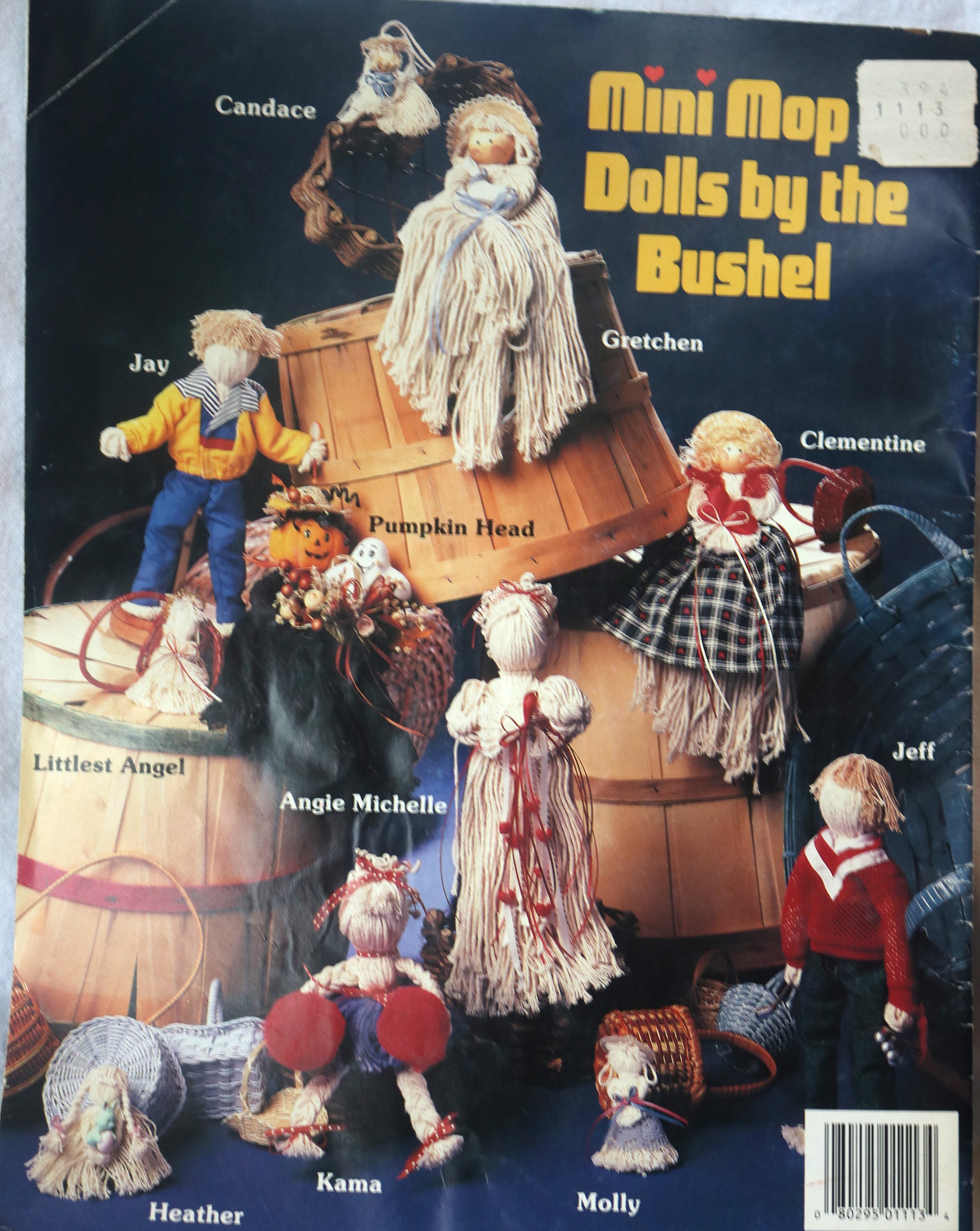 Sis & Sons Present Mini Mop Dolls by the Bushel, 1113, Craft Book, 31 ...