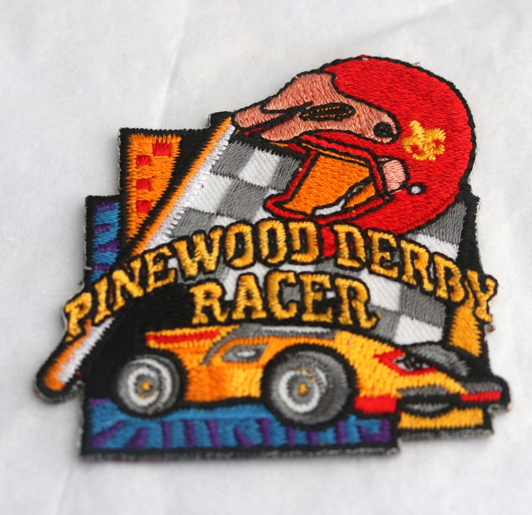 Boy Scout Patch, BSA, Cub Scouts, Pinewood Derby Racer, Car Races Badge ...