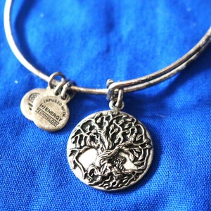 Alex and Ani, Tree of Life, Bangle Bracelet, Silver Tone, Growth, Hope ...