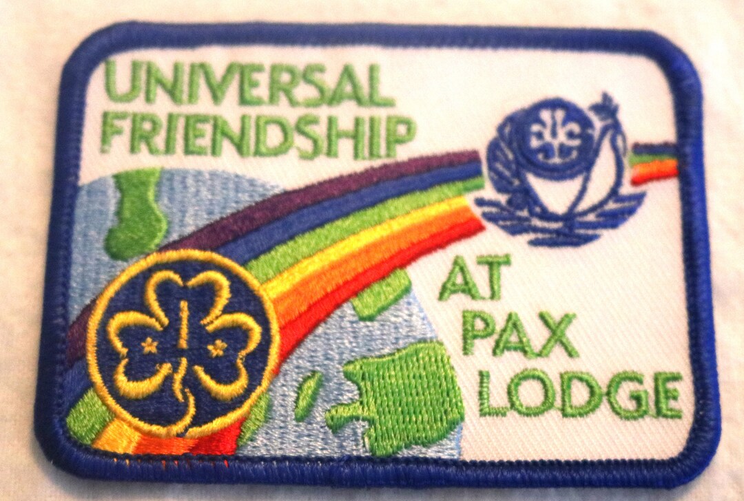 Girl Scout Guide, Universal Friendship, Embroidered, Friendship Patch ...