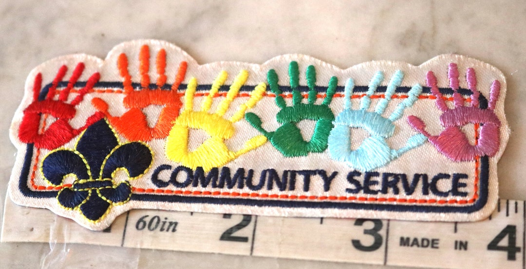 Boy Scout, BSA Community Service Patch, Badge, - Etsy