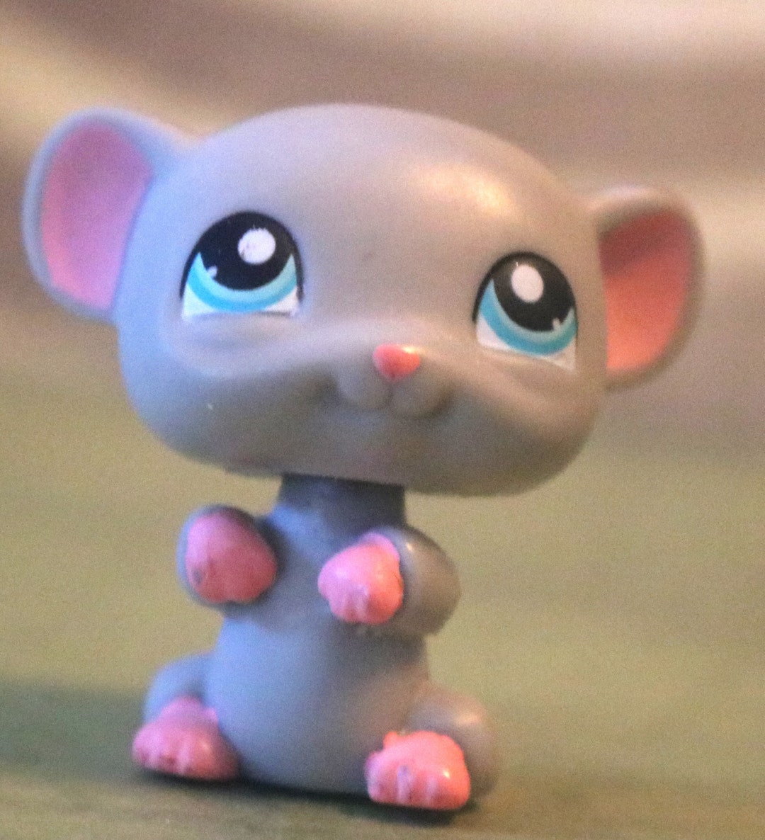 Littlest Pet Shop, LPS, 80, Gray Mouse, Whirl Around Playground, Figure ...