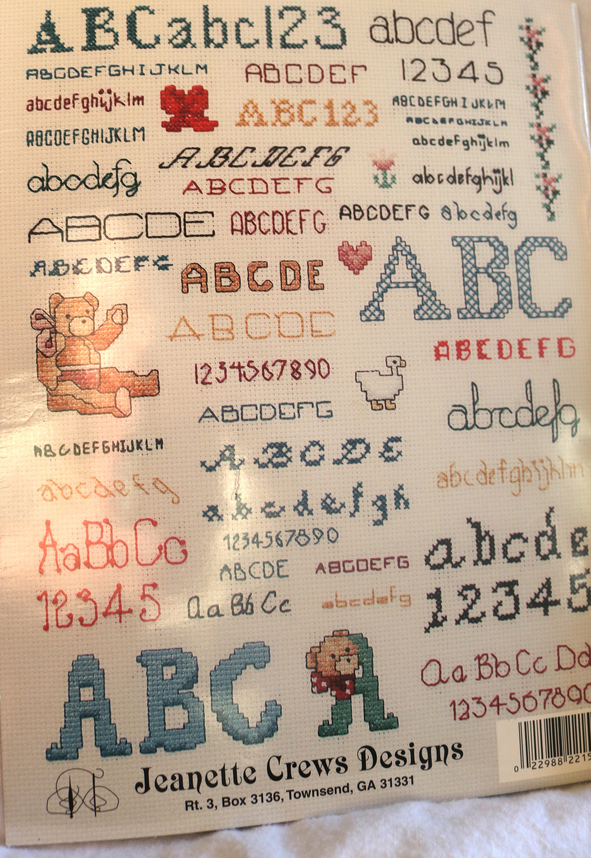 Basic Alphabets and Borders, A to Z, Alma Lynne, Jeanette Crews Designs ...