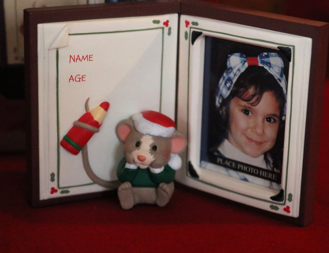 Vintage/ 1997 Book of the Year/ Photo Holder/ Hallmark Ornament ...