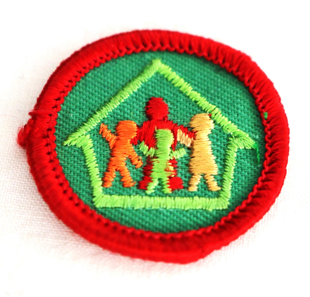 Vintage, Girl Scout, Junior, Proficiency Merit Badge, Home Living ...