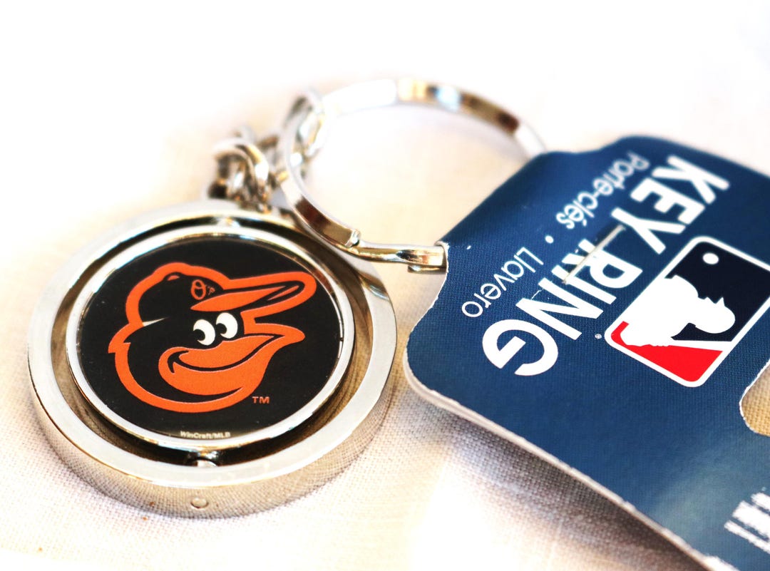 Baltimore Orioles, Spinner Key Ring, Maryland - Etsy