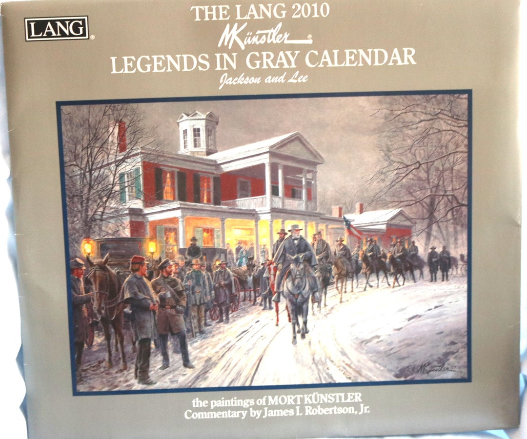 The Lang 2010 Legends in Gray Calendar, Jackson and Lee, Paintings of ...
