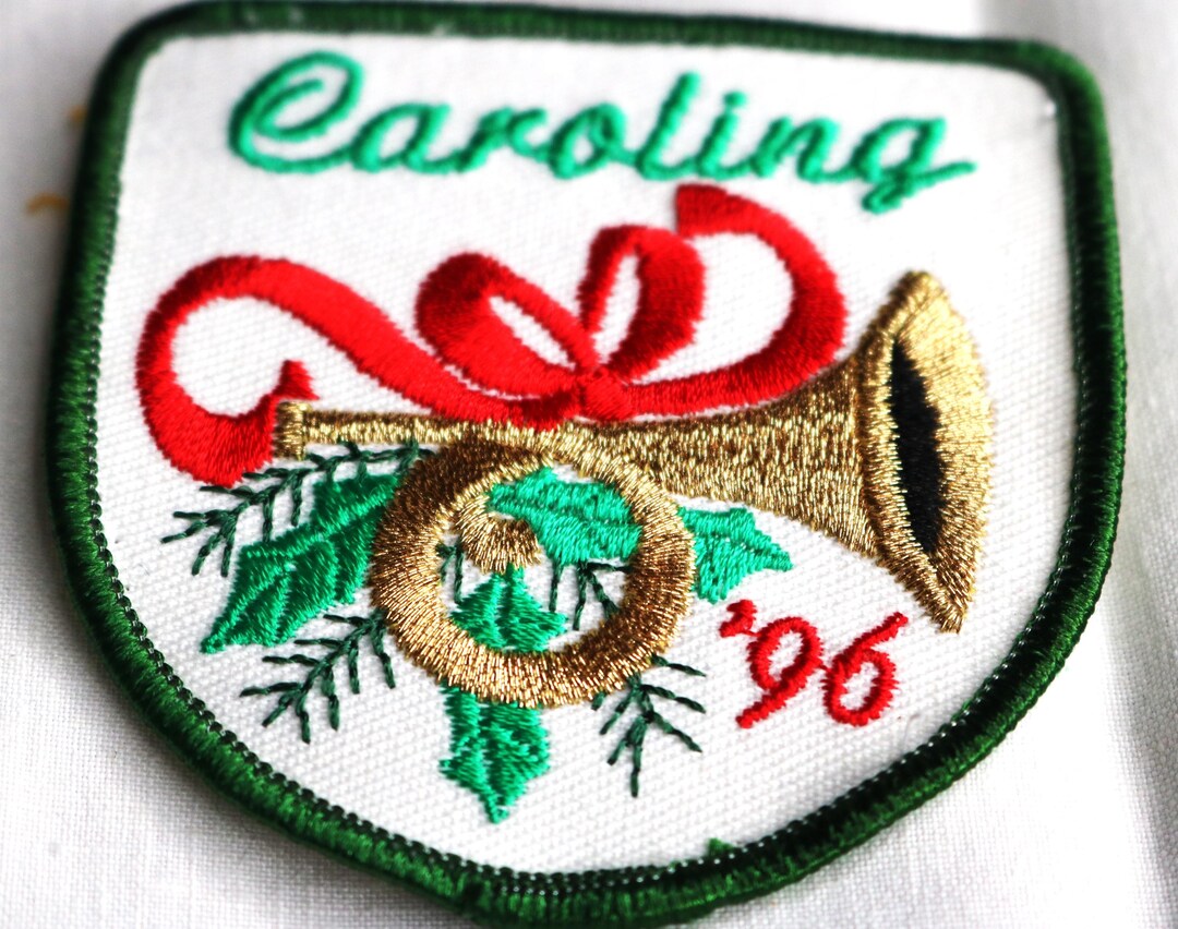 Girl Scouts Caroling, 1996, French Horn, Patch, Embroidered, - Etsy