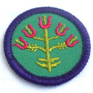 Vtg, Girl Scout Junior, 1980-2000 Folk Arts Badge, Pennsylvania Dutch ...