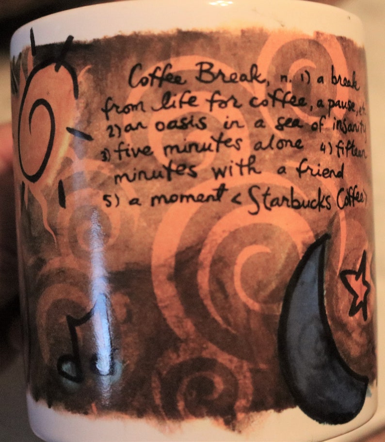 Vintage 1998 Starbucks Coffee: Break Essentials Mug | Etsy