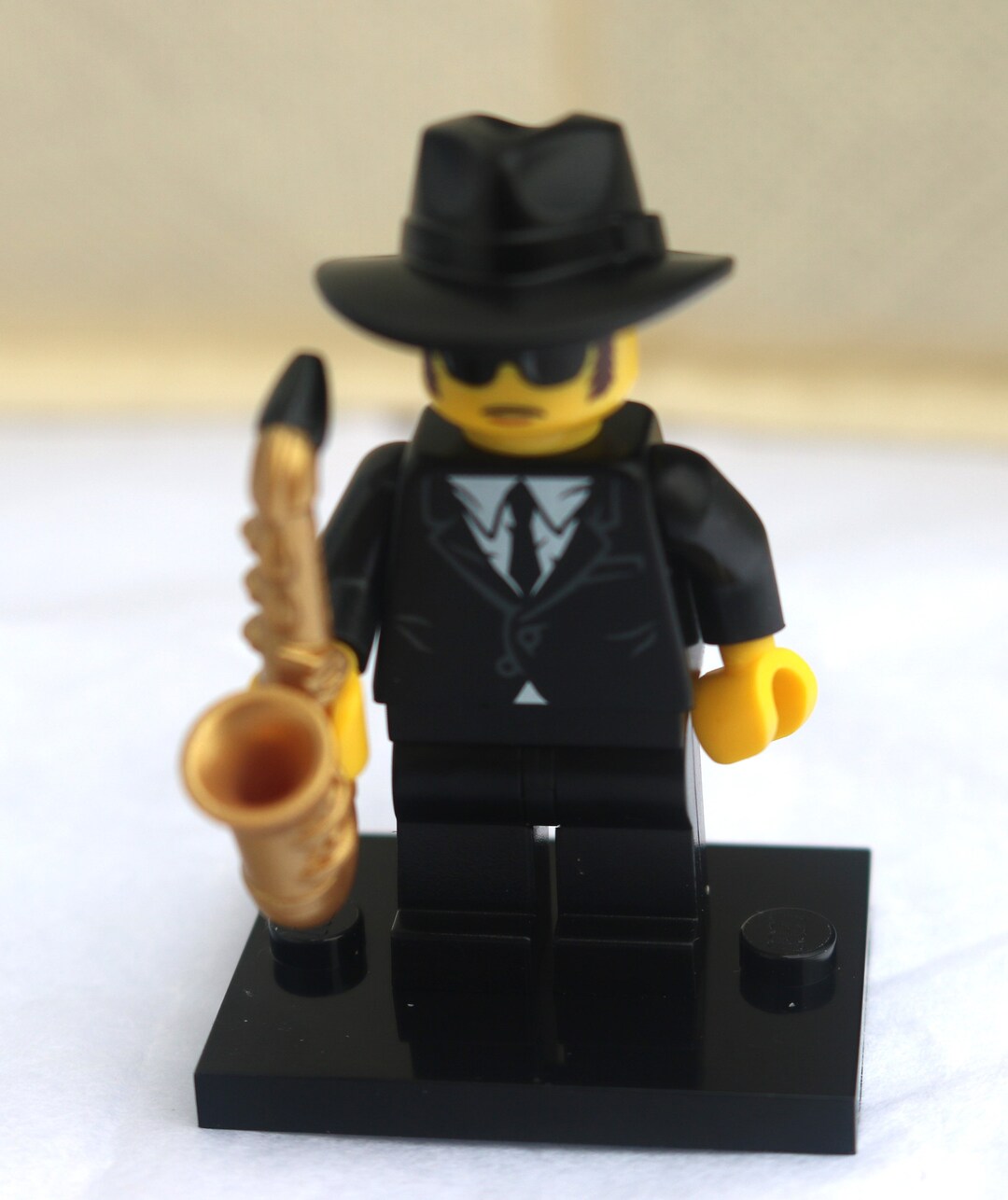 Lego, Minifigure, Series 11, Saxophone Player, in Plastic Bag, Has Base ...