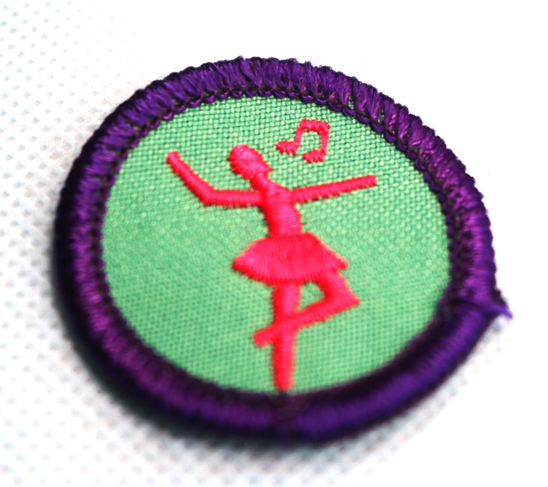 Vintage, Official Girl Scout, Dancing, Like It Patch, - Etsy