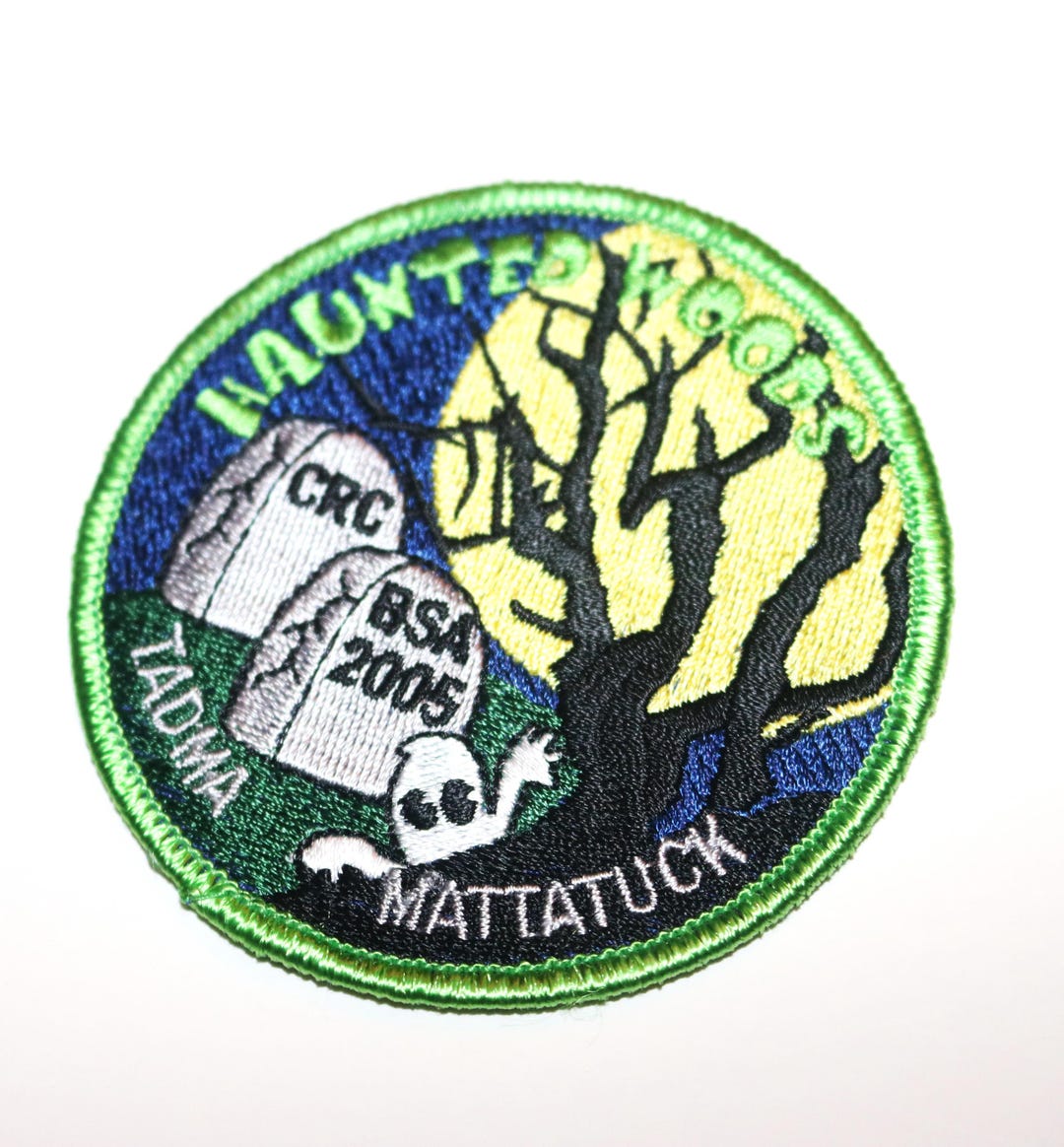 Boy Scout, Haunted Forest, Tadma Mattatuck Connecticut, Patch, 2005 ...