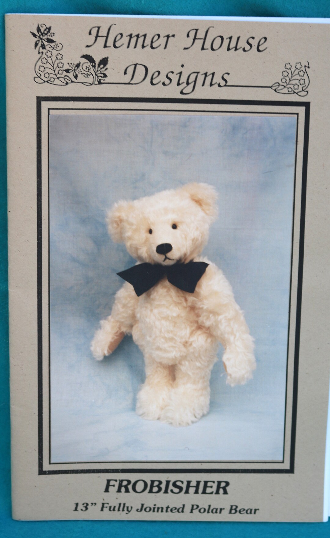 Frobisher Bear, Hemer House Designs, 13" Fully Jointed Polar Bear ...