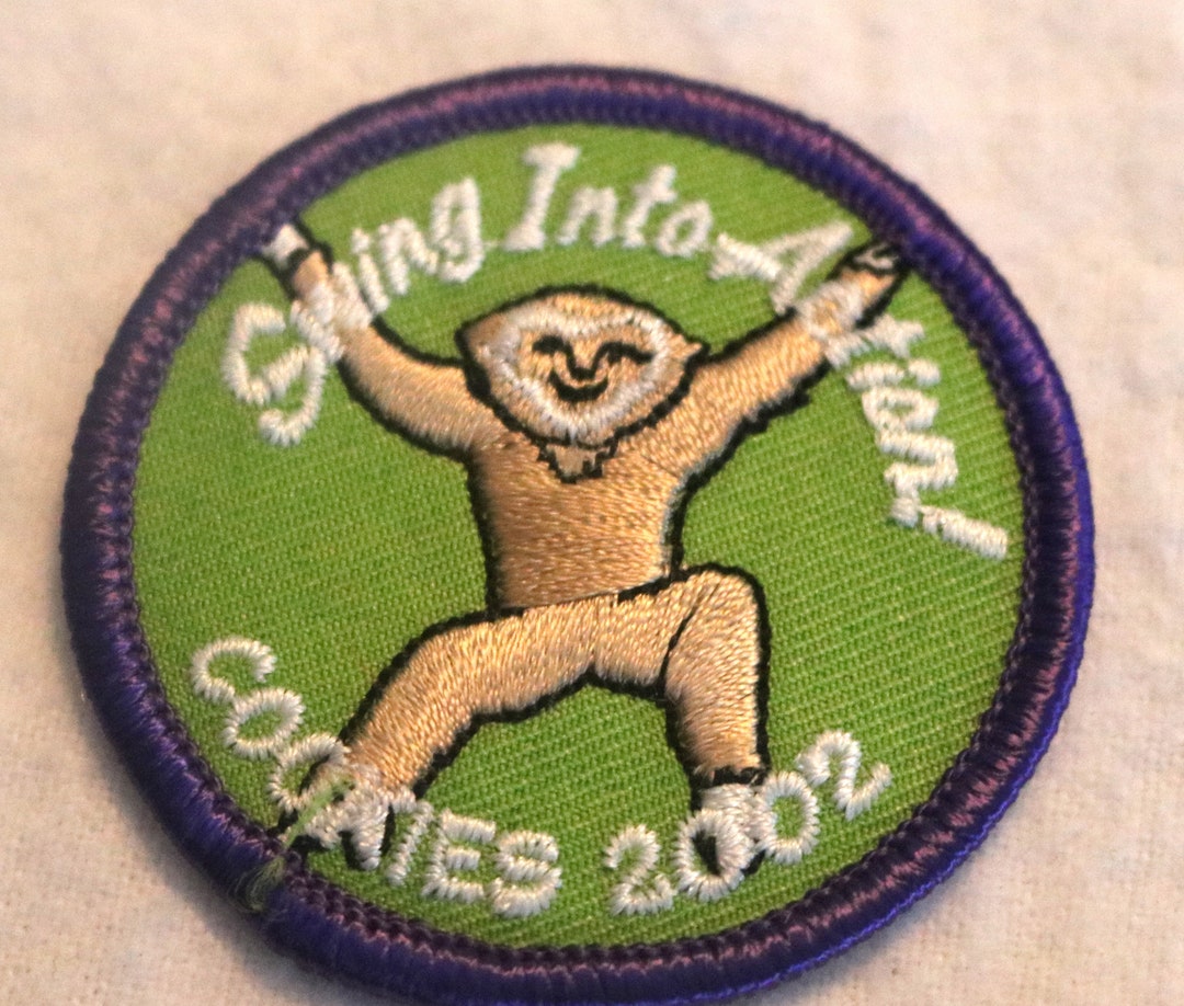 Vintage Girl Scouts, Swing Into Action, Cookies, Embroidered, Patch ...