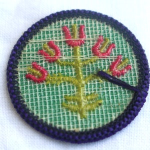 Vtg, Girl Scout Junior, 1980-2000 Folk Arts Badge, Pennsylvania Dutch ...