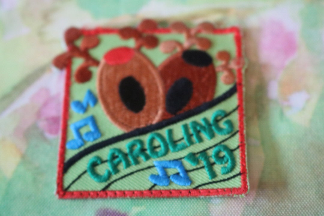 Girl Scouts, Vintage, Caroling 79, Fun Patch, Glue Back. - Etsy