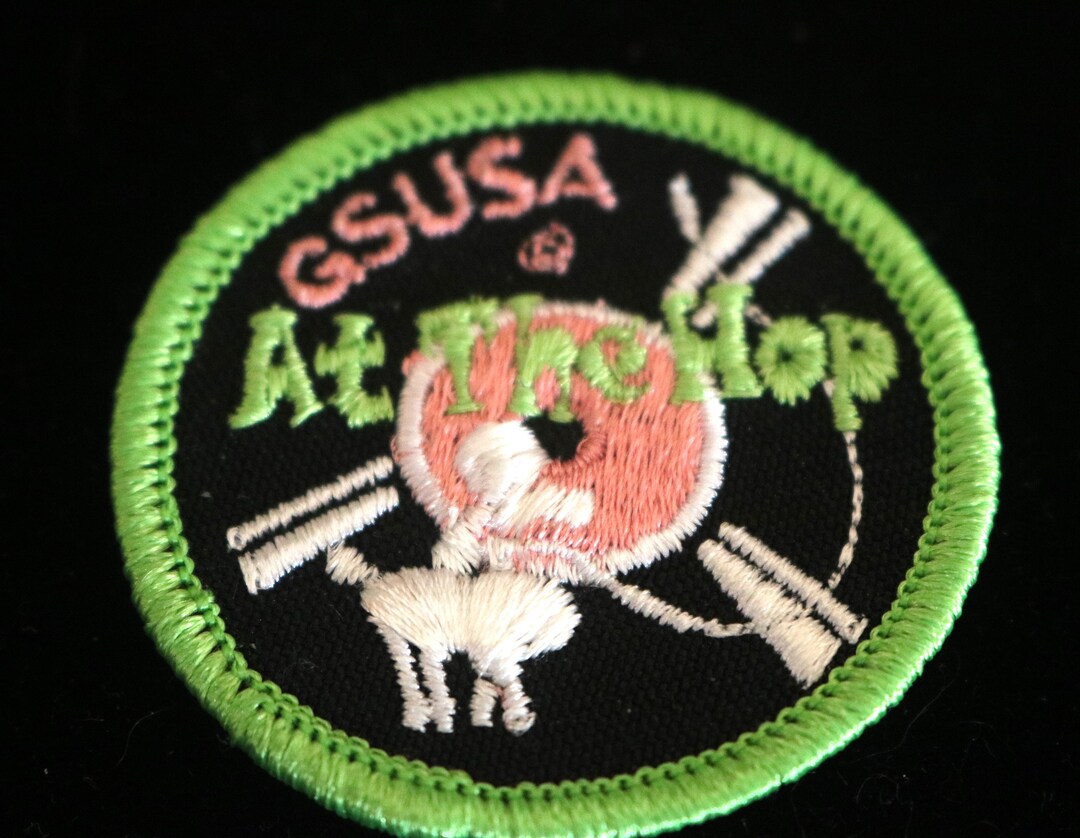 Girl Scout Activity Fun Patch, at the Hop, Patch, Collectible ...