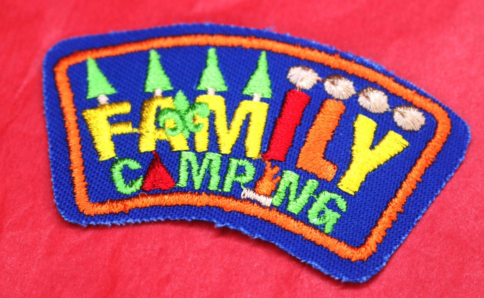 BSA Boy Scout, Family Camping, Uniform Patch, Embroidered, - Etsy