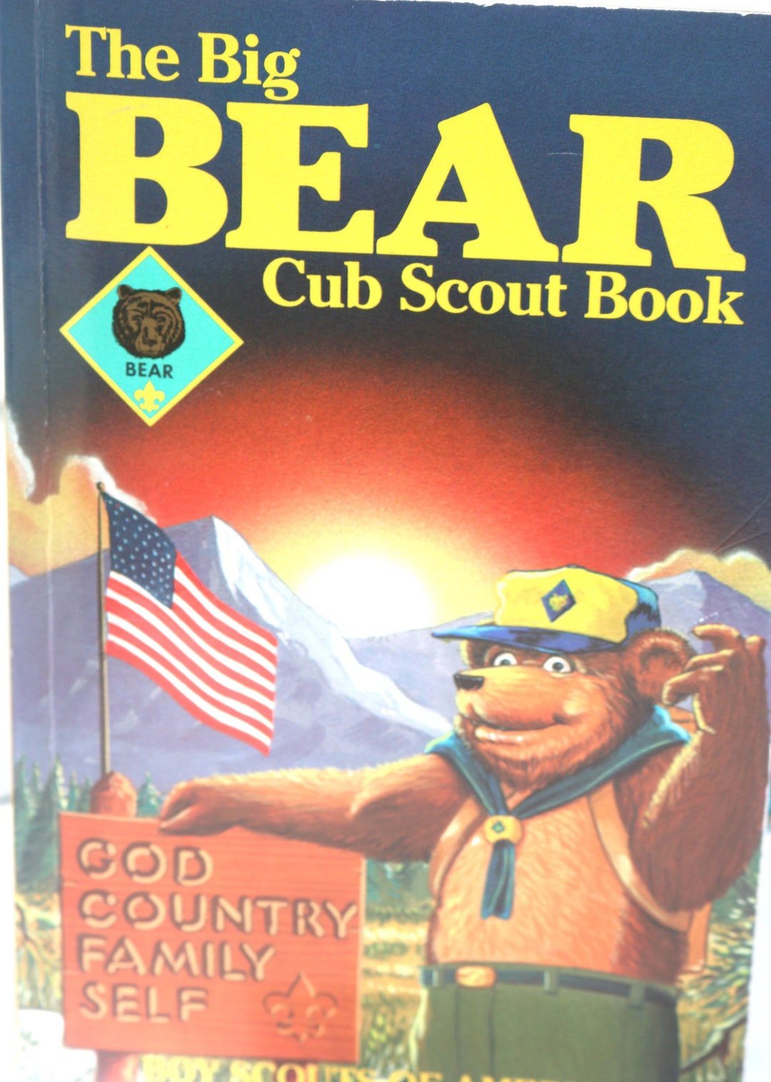 Vintage 1984 Bear Cub Scout Handbook, Boy Scout of America Intact ...