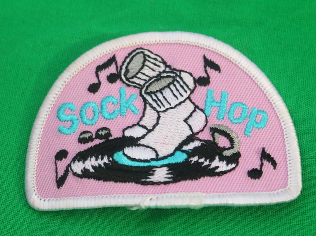 Vintage, Rare, Girl Scouts Sock Hop Patch, - Etsy