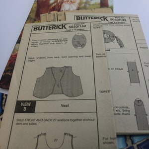 Butterick/5030/ Sewing Pattern/ Woodland Elves Elf Doll and Clothes ...