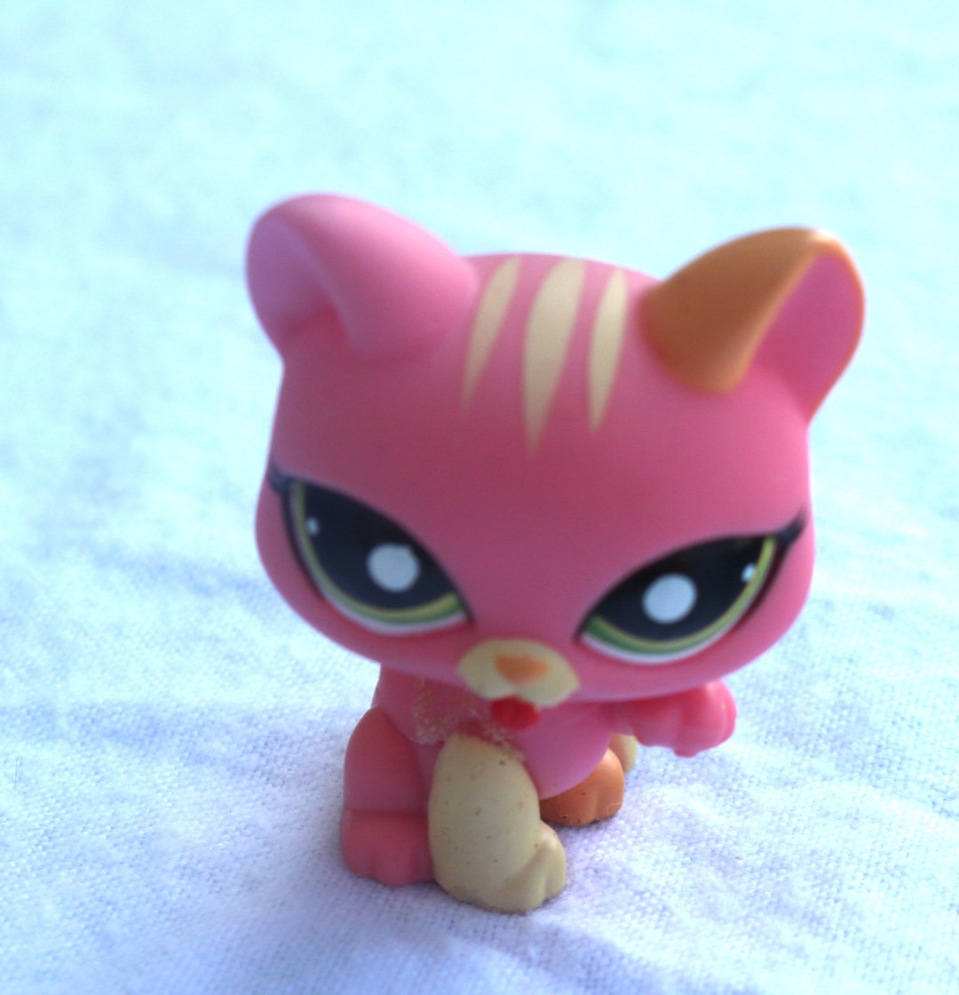Littlest Pet Shop, LPS, 1562, Pink Cat, Kitten, Hasbro, Figure - Etsy