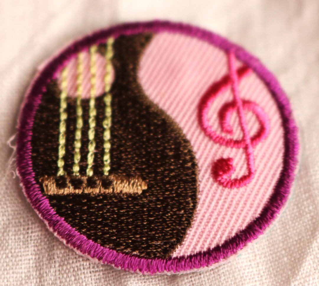 Girl Scout, Junior, Musician Badge, Patch, Iron On, Embroidered - Etsy