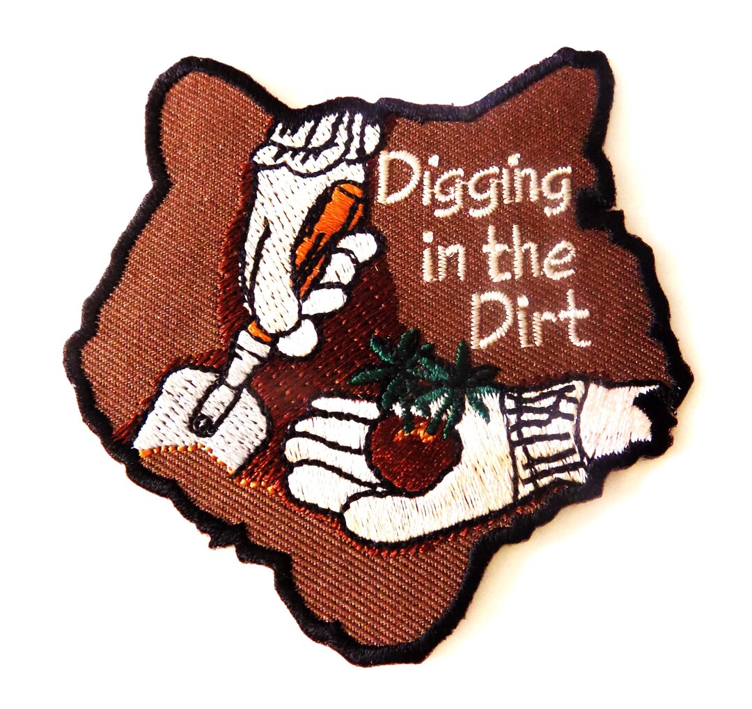 Boy Scouts, Patch, Digging in the Dirt, Wolf Head, Embroidered,, - Etsy