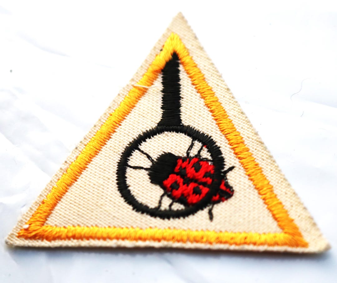 Vintage, Brownie, Try Its Outdoor, Fun Badge, Triangle Patch, 1980's ...