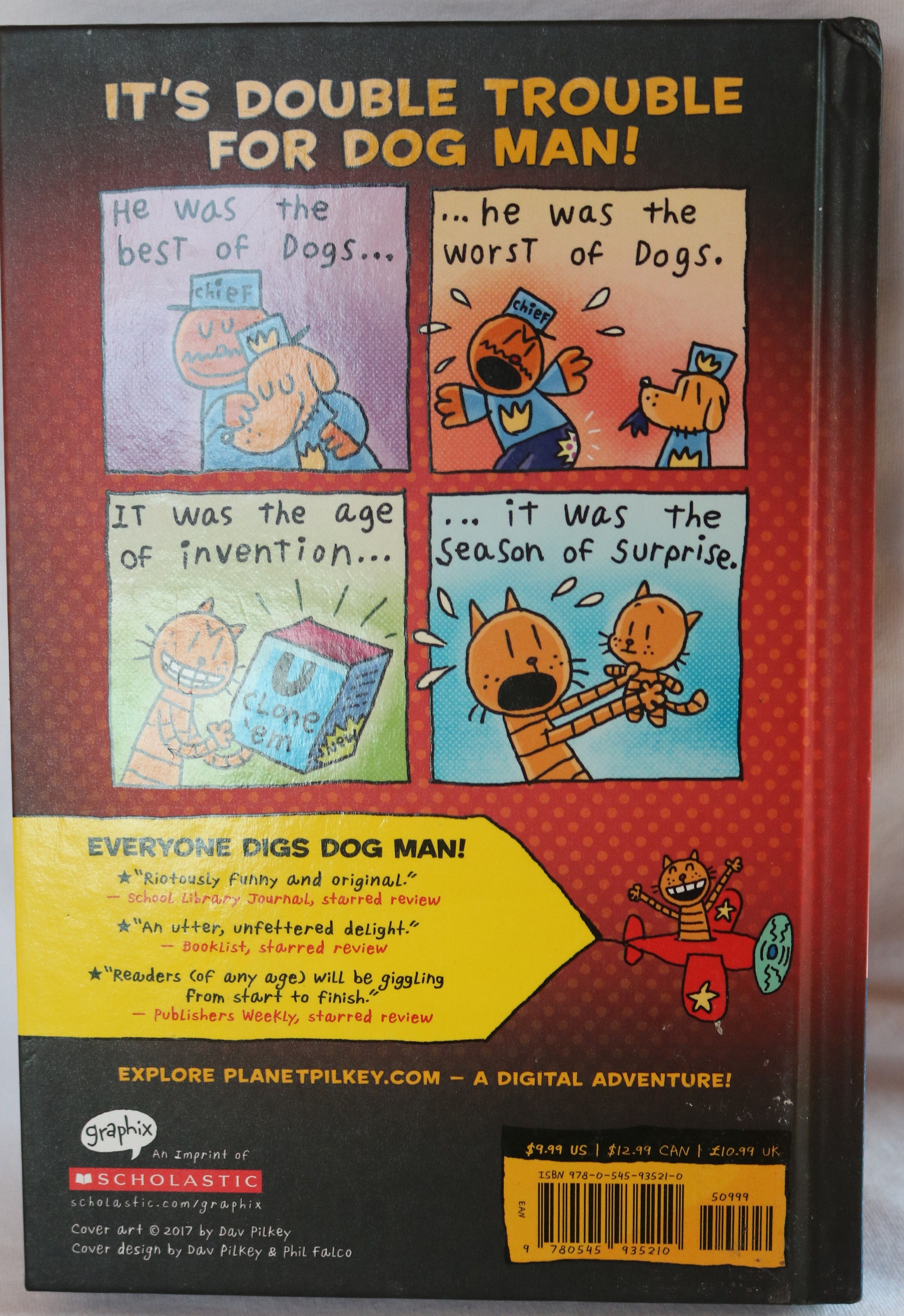Dog Man A Tale of Two Kitties/ Dav Pilkey/ Hard Back/ Scholastic - Etsy