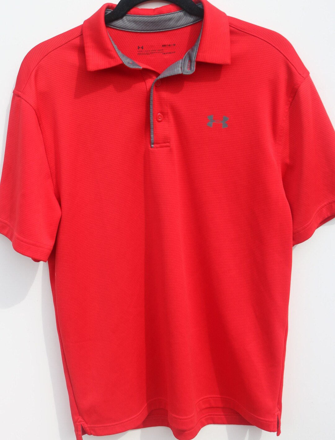Under Armour, Golf Polo 3 Button Down Pullover, Loose Fit, Heat Gear ...