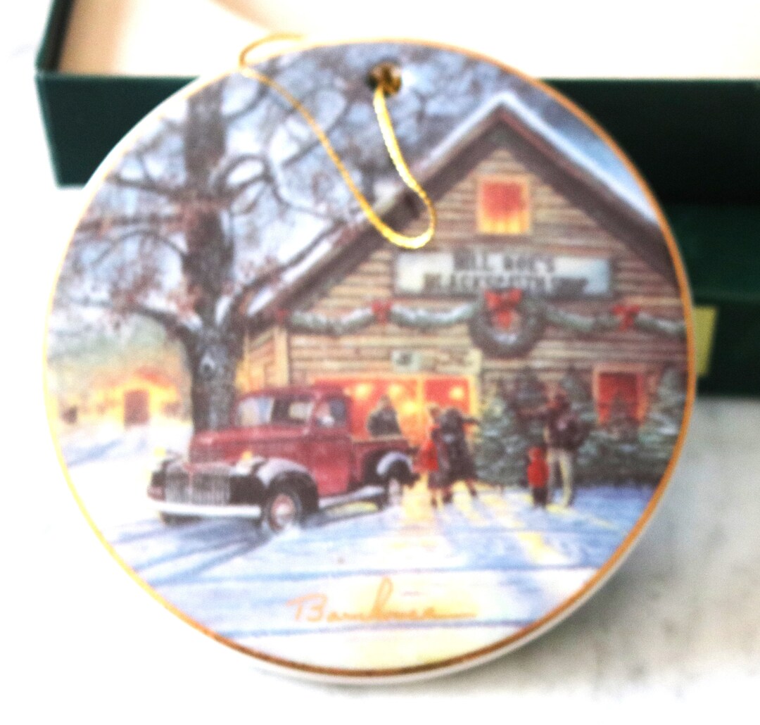 1996 the Hadley Collection, the Perfect Tree, Porcelain Ornament ...