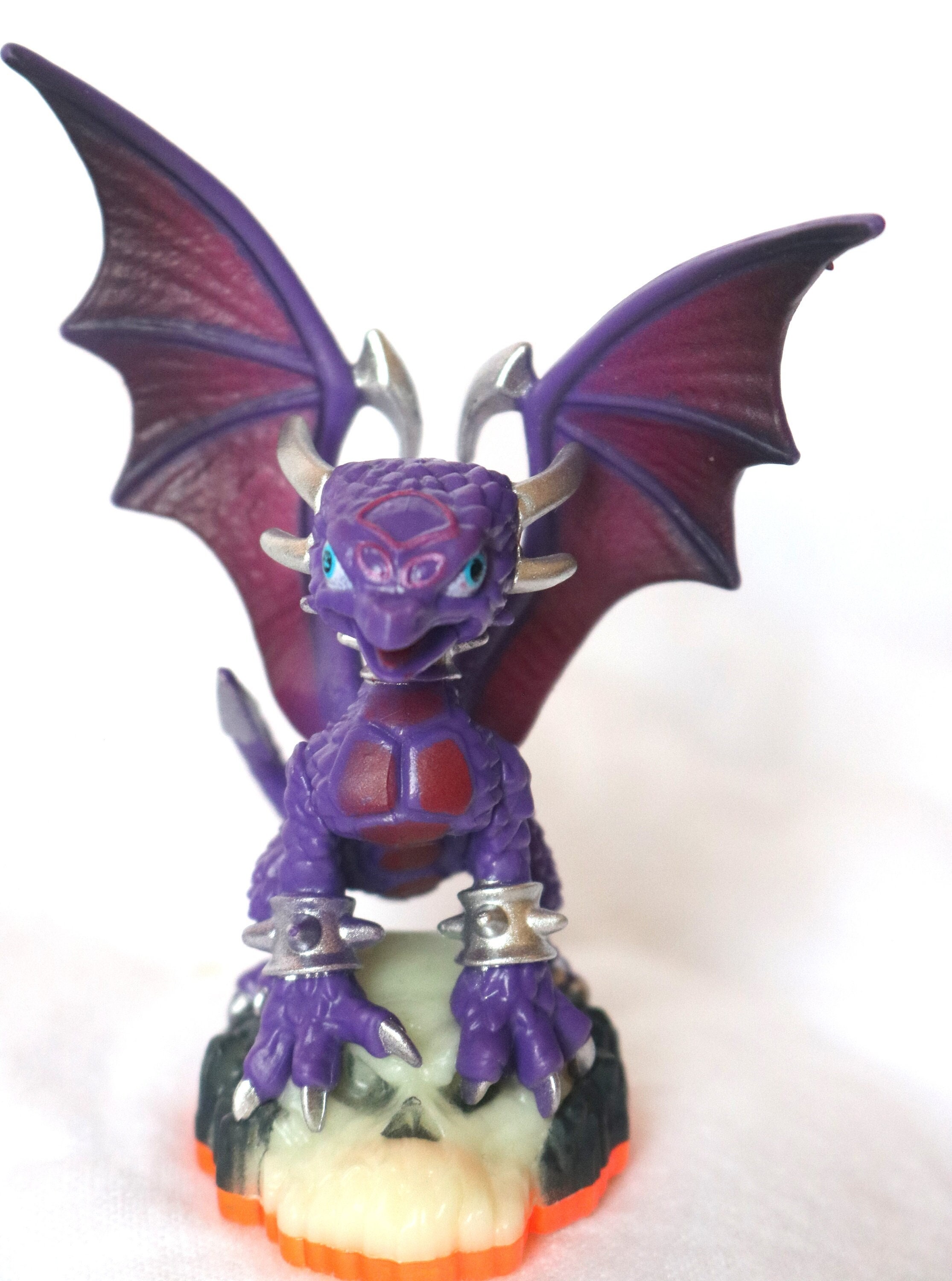 Skylander Cynder Purple Dragon Figure 4 Spiked Wings - Etsy