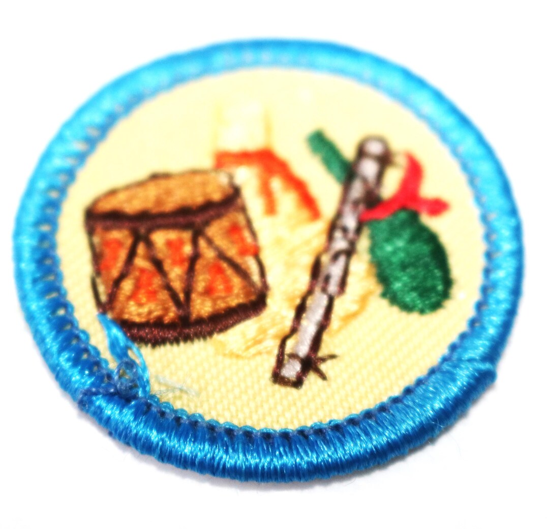 Vintage, Rare, Girl Scout, Native People of USA, Badge, American Indian ...