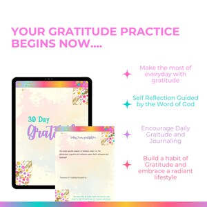 Faith Gratitude Journal Printable | Daily Gratitude Journal | Printable ...