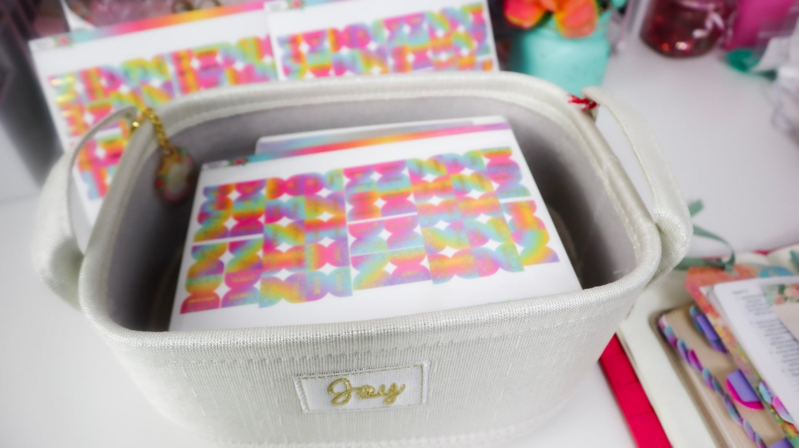 Colorful Bible Tabs Printed Bible Tab Stickers Books of the Bible Bible ...