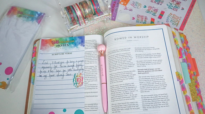 Bible Margin Notes | Bible Journaling Tool | Bible Notes | Bible Sticky ...