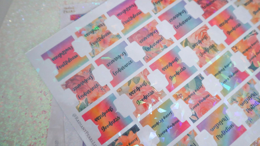 Floral Bible Tabs | Printed Bible Tab Stickers | Prayer Topics | Prayer ...