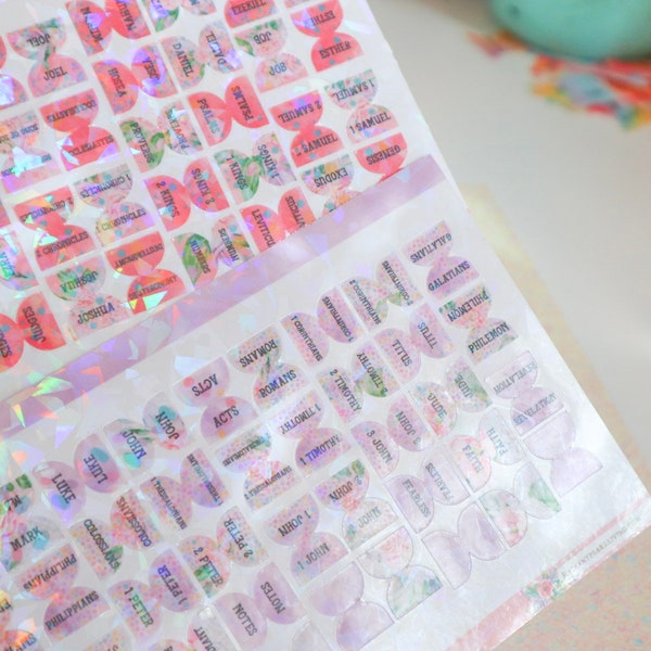 Tab Stickers - Etsy