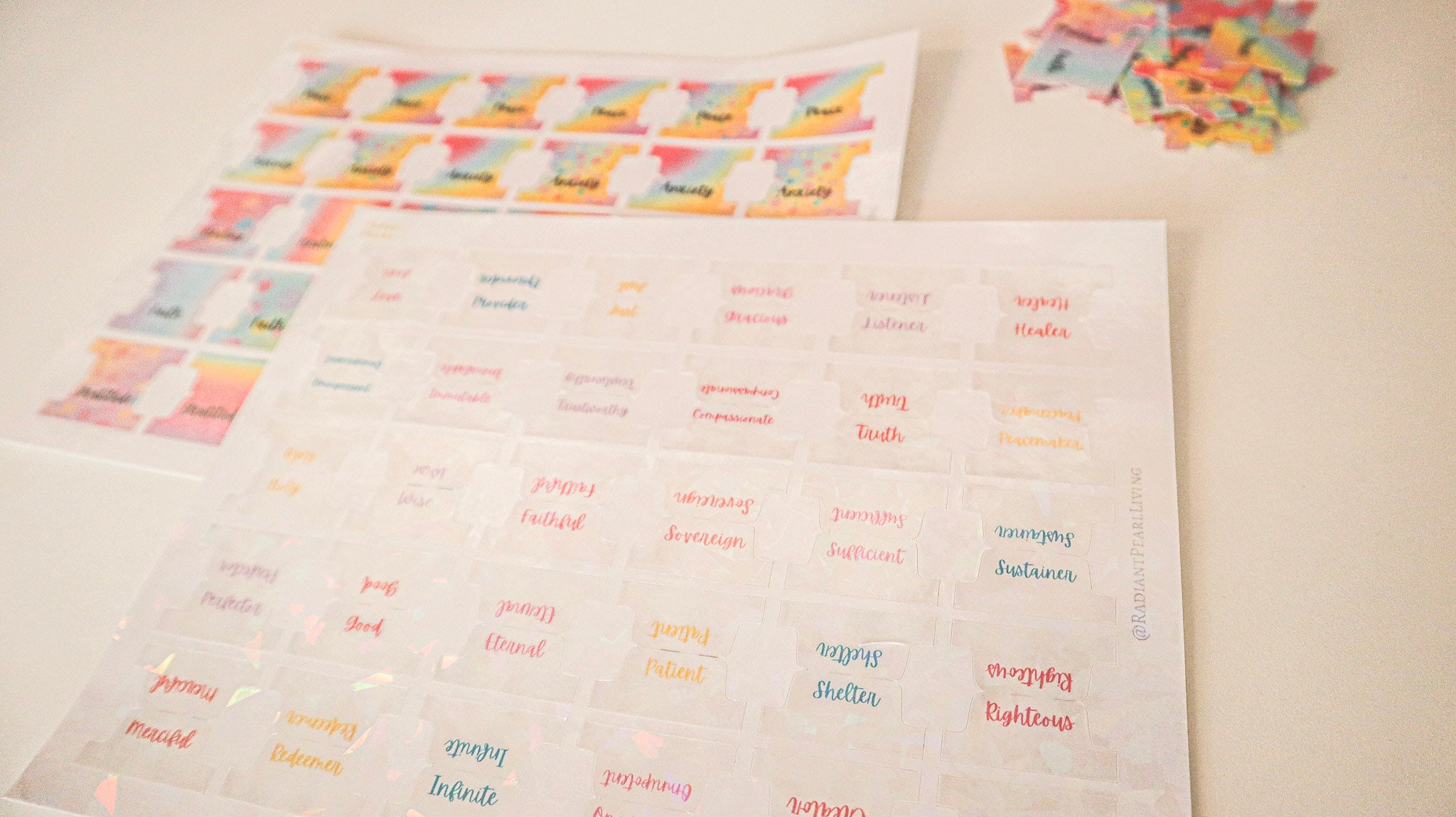 Prayer Bible Tabs | Printed Bible Tab Stickers | Prayer Topics | Prayer ...