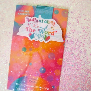 Glittery Magnetic Bookmark - Bookish Booktrovert Accessory, Pretty ...