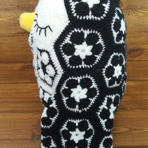 Crochet African Flower Penguin, Stuffed Toy - Etsy
